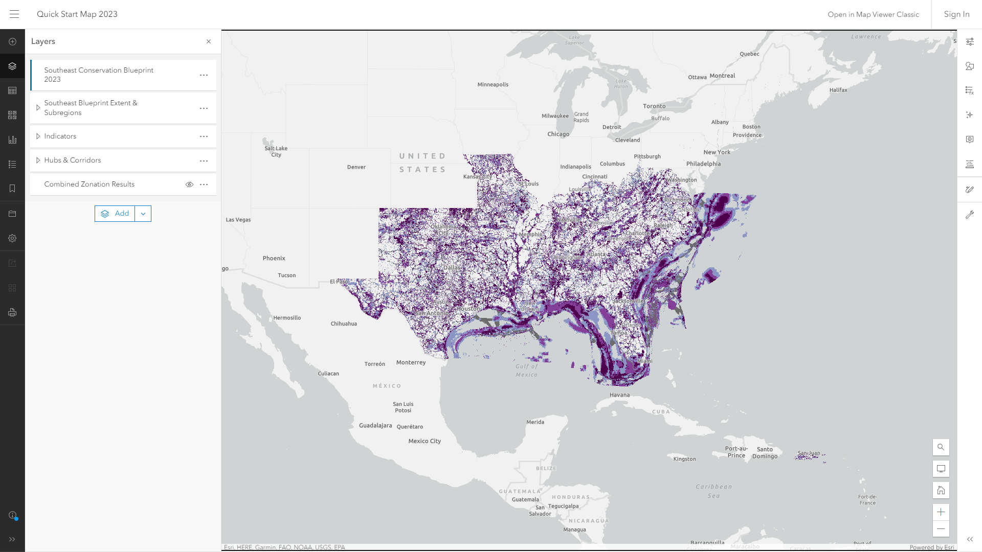 The Southeast Conservation Blueprint