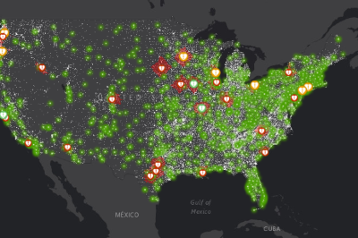 VA Clinics Access Map